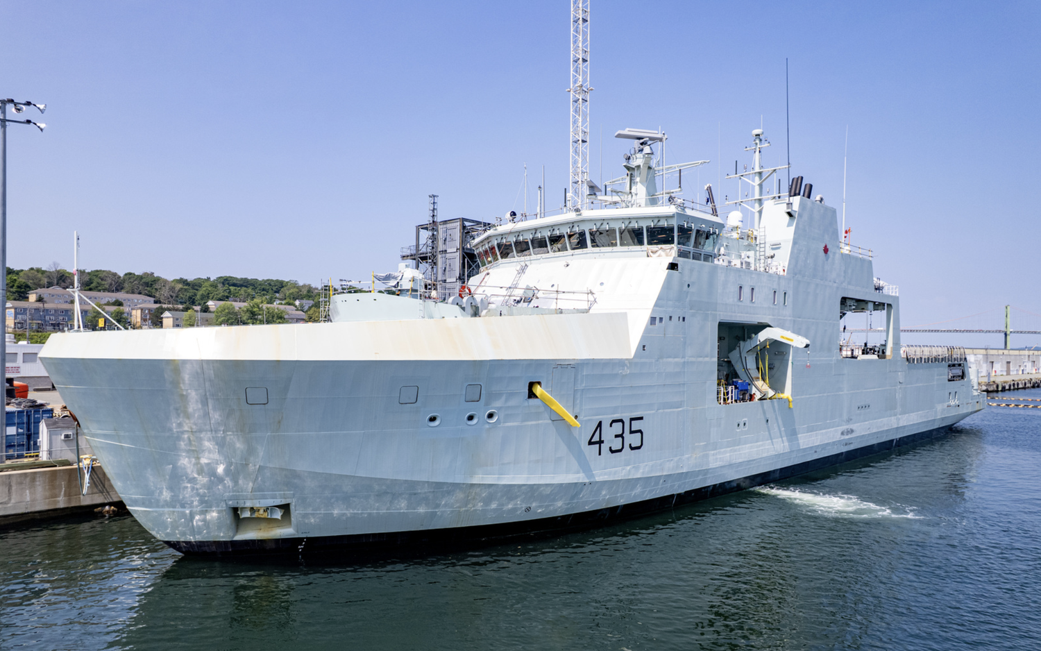 Royal Canadian Navy accepts the sixth Arctic and Offshore Patrol Vessel ...
