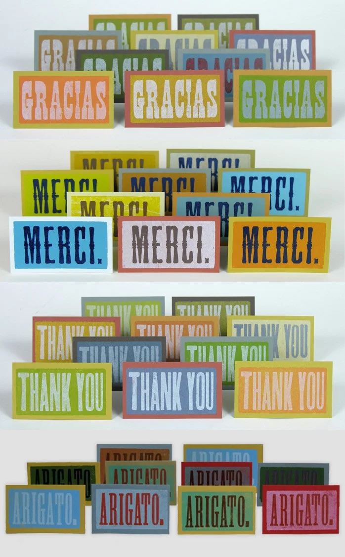 TYPOGRAPHY CARDS — Pioneer House