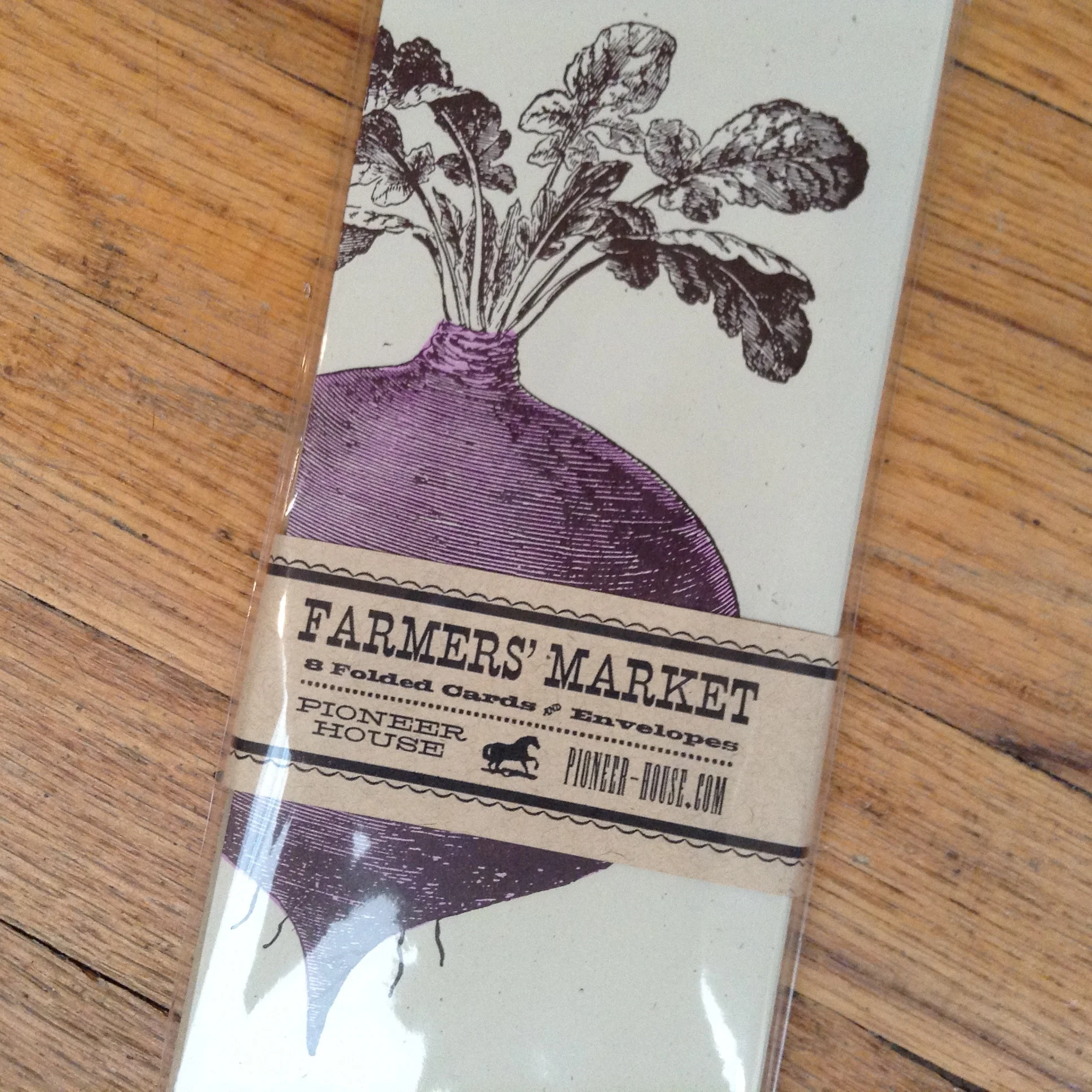 BEET 8 Note Cards #10 size — Pioneer House