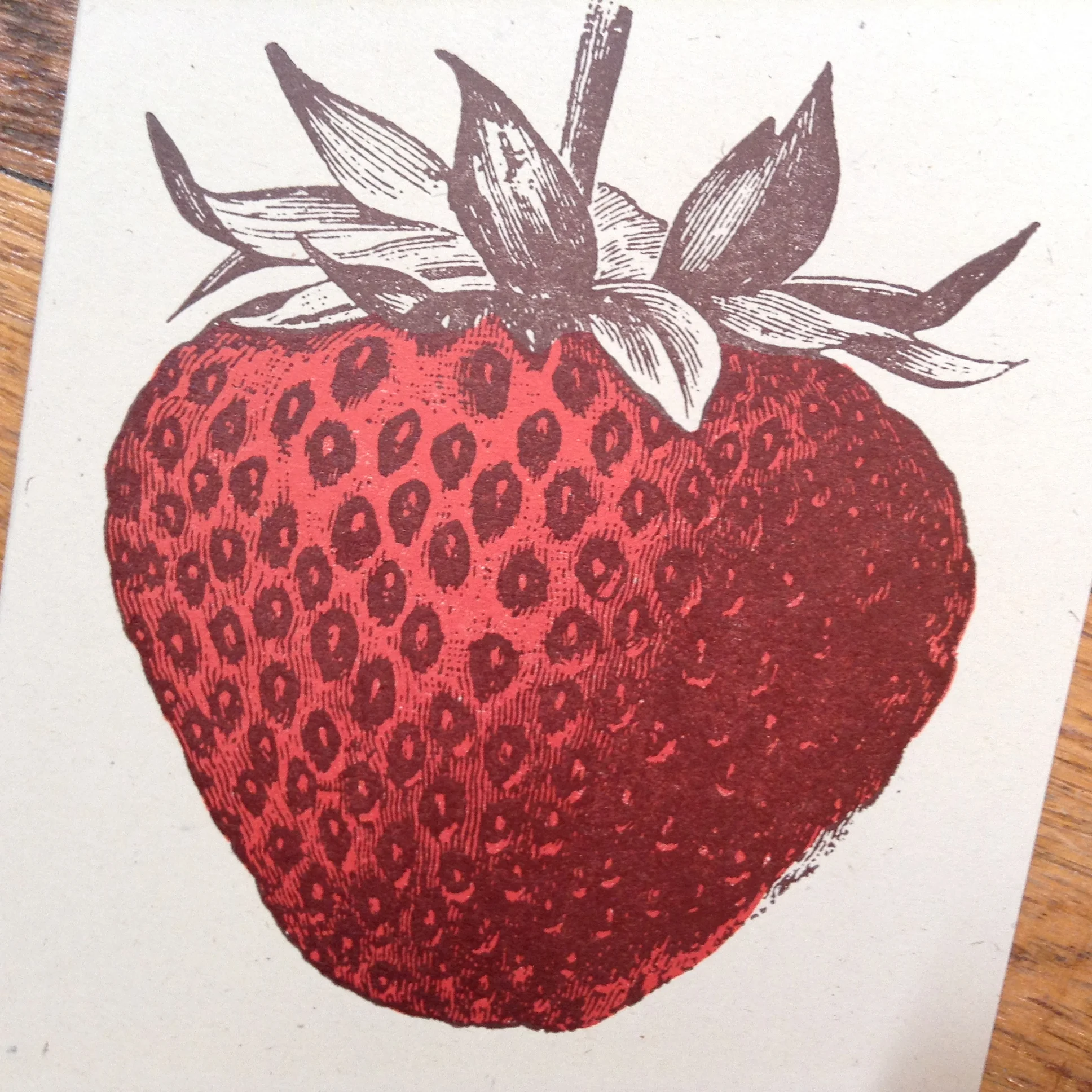 STRAWBERRY 8 Note Cards — Pioneer House