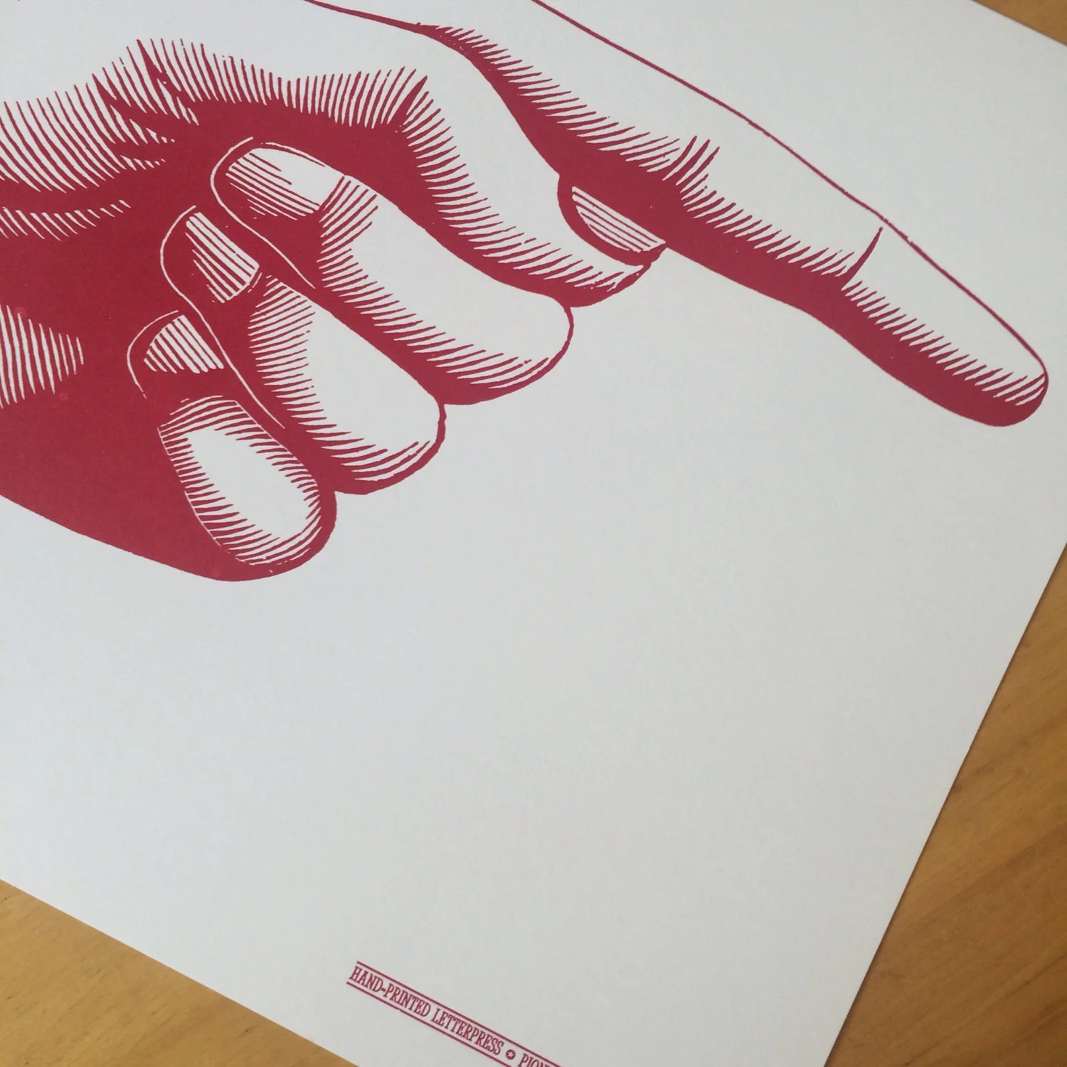 PAIR of POINTY FINGERS Posters — Pioneer House