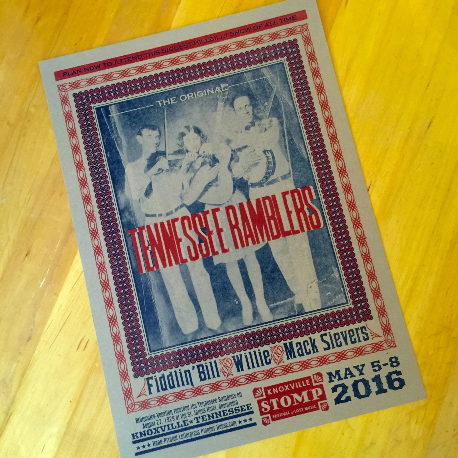 TENNESSEE RAMBLERS Poster — Pioneer House