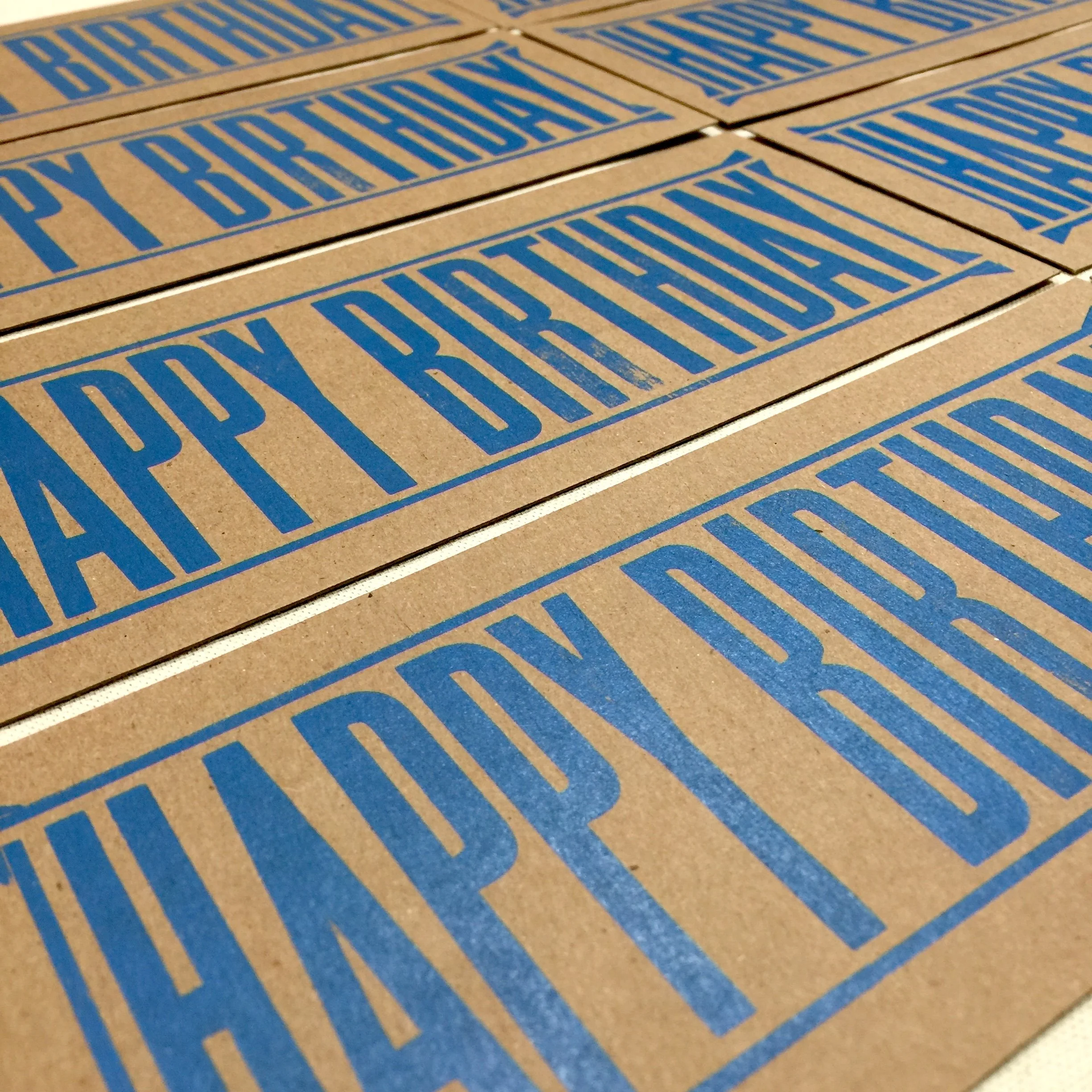 TYPOGRAPHY CARDS — Pioneer House