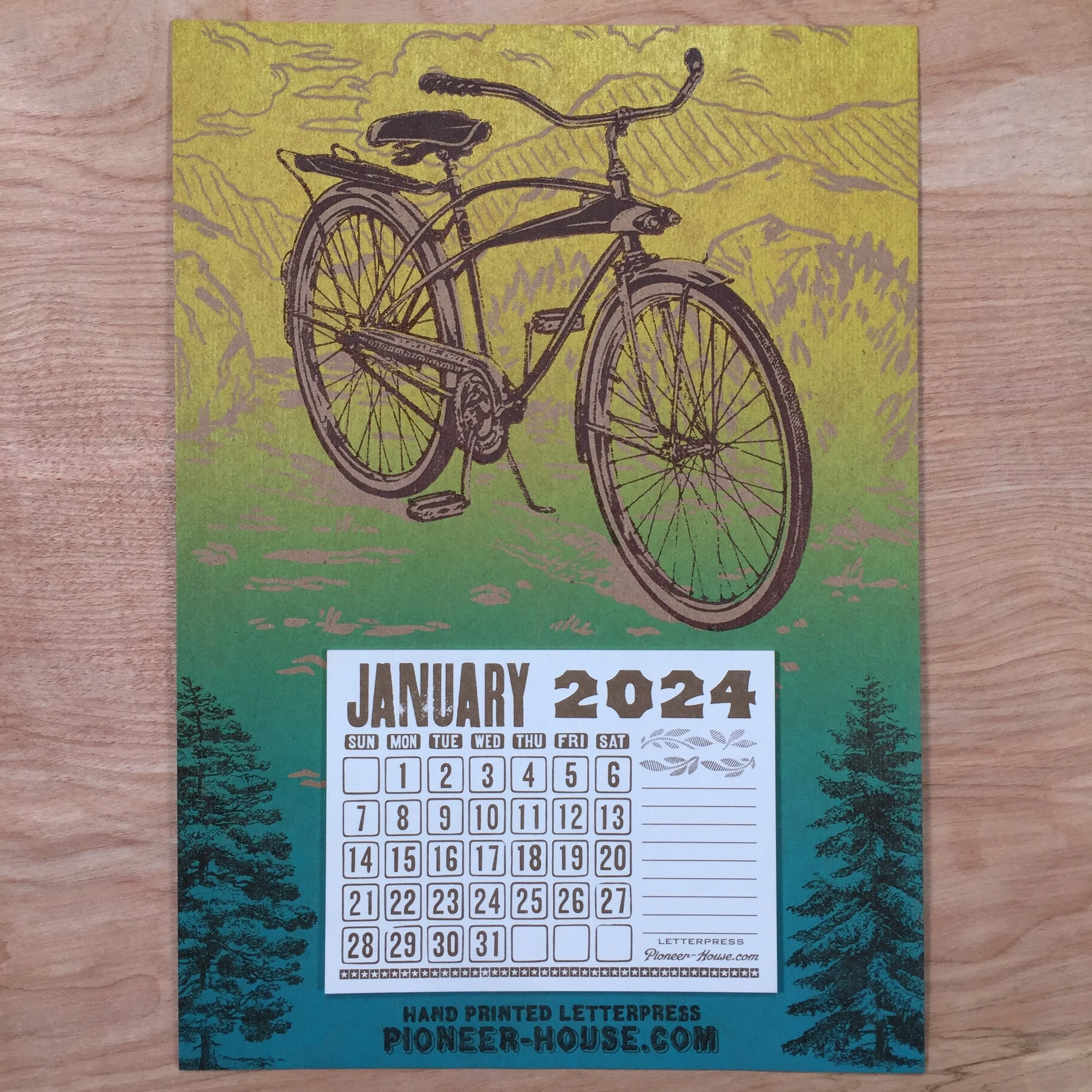 VINTAGE BICYCLE 2024 Calendar — Pioneer House