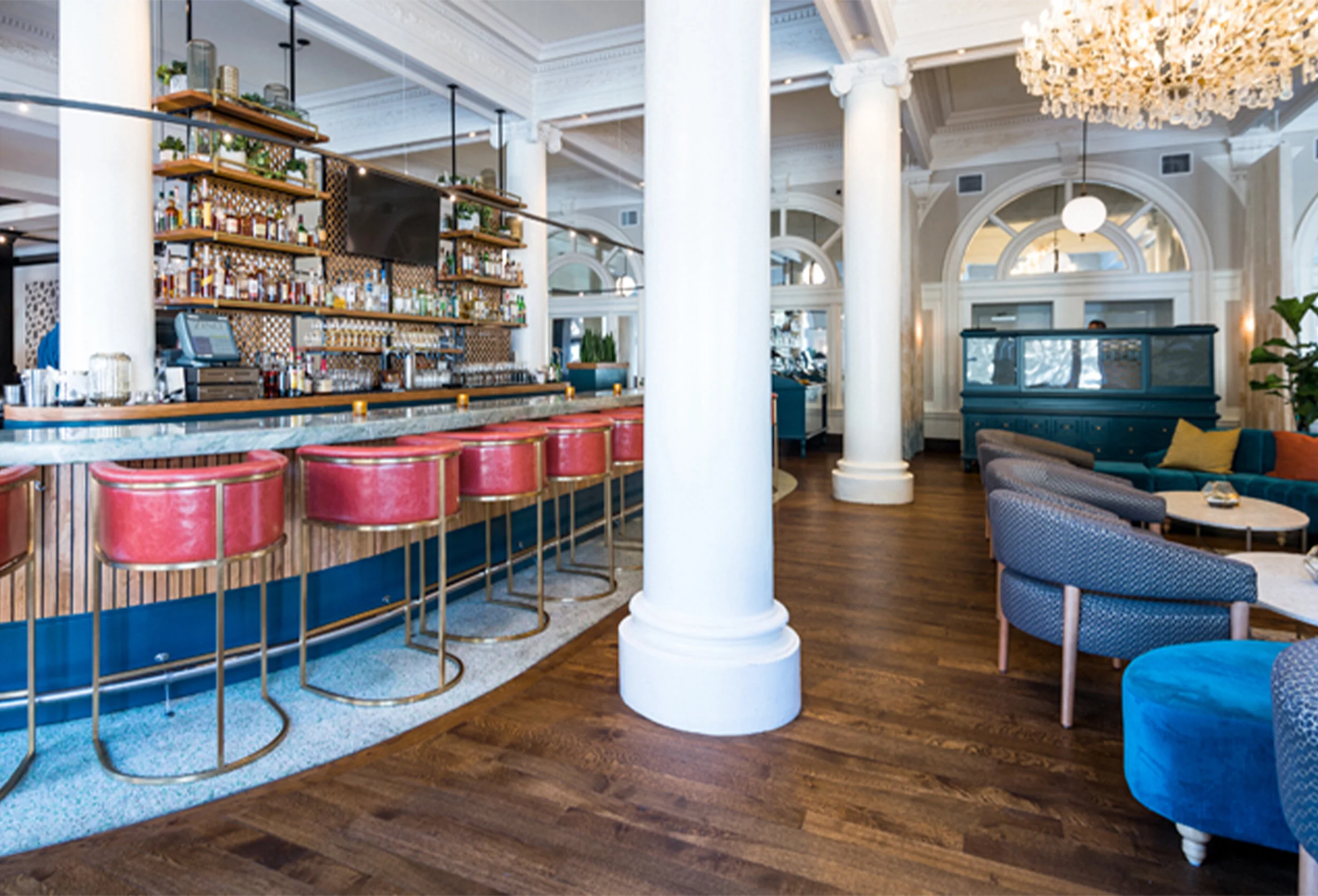 Hotel Shattuck Plaza Zino Restaurant Interior Design — Andrea Fuentes