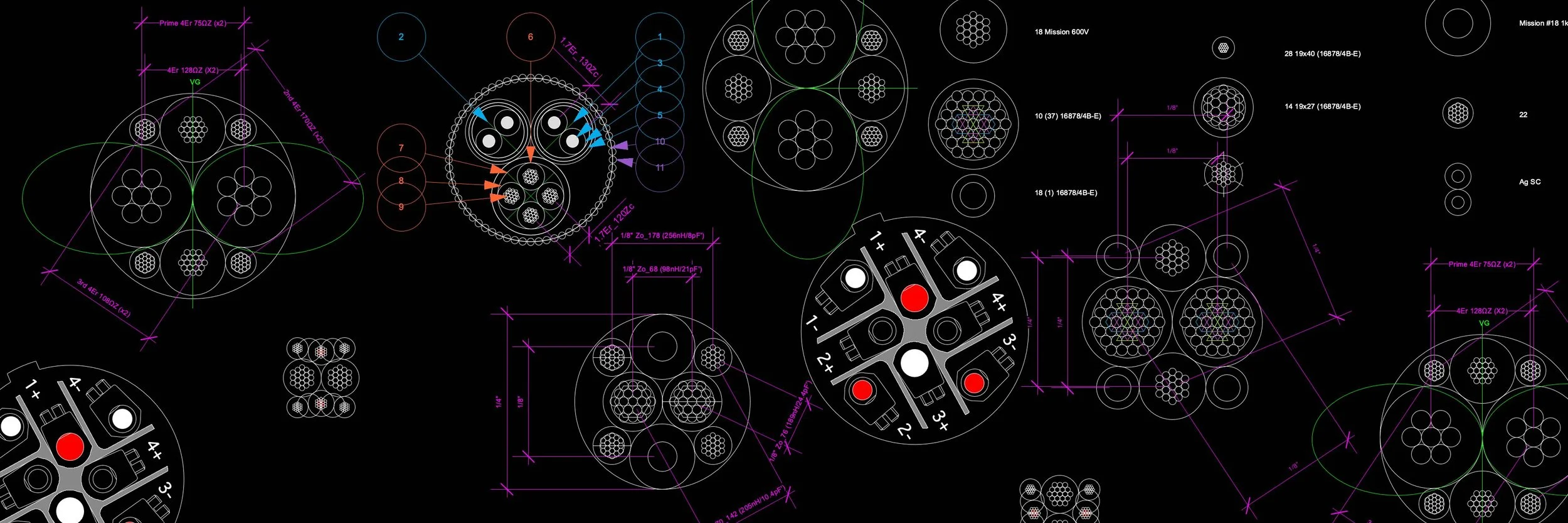 ZuB3 Speaker Connection Pinouts Via Neutrik NL8 Connector | Zu Audio ...
