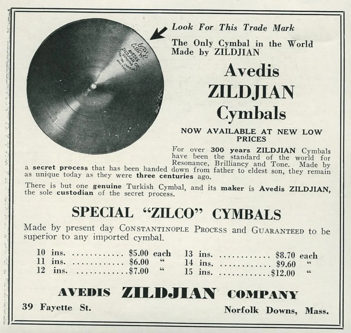 BLOG-Vintage Cymbal History: Zildjian's “Cheap” Zilco Cymbal Line