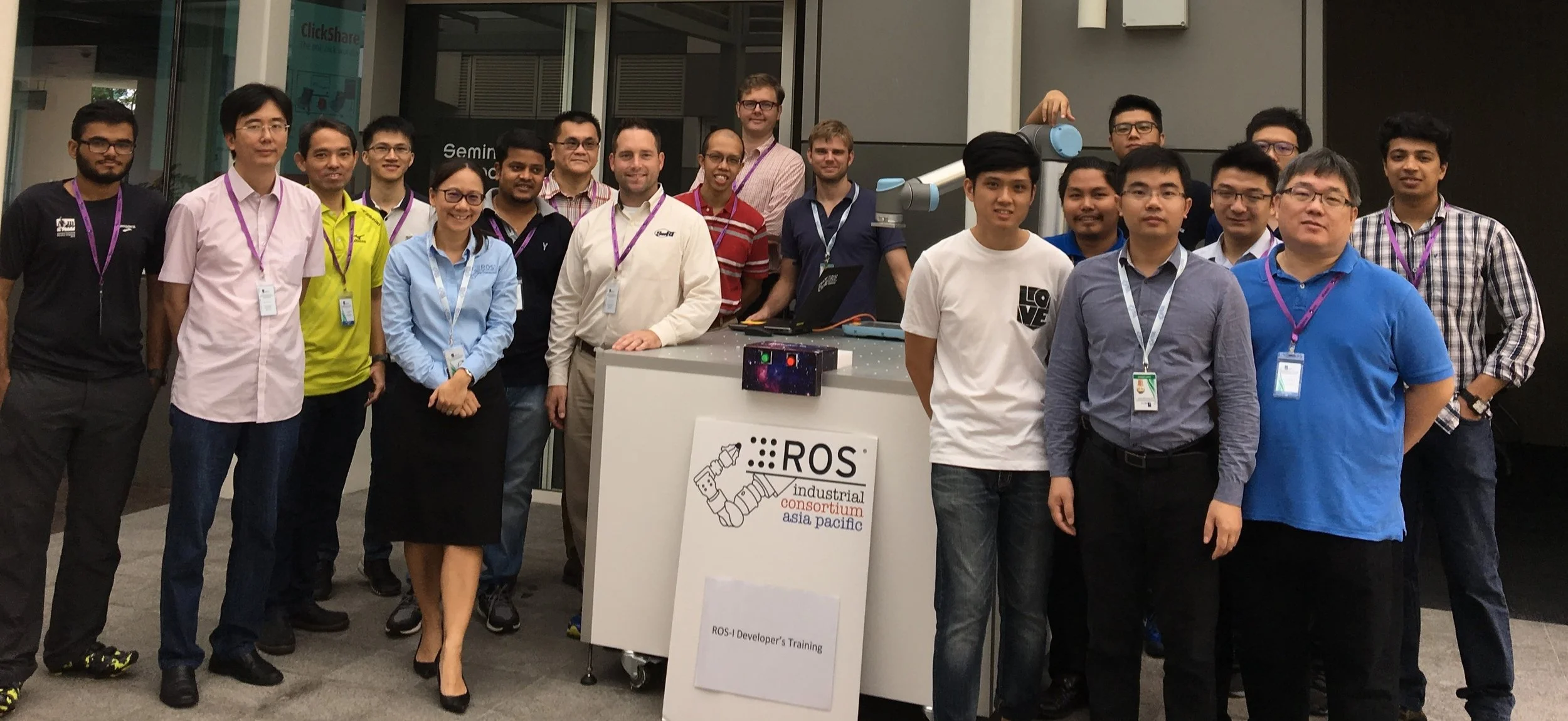 The first ROS-Industrial Developer's training in Singapore - A Success! — ROS-Industrial