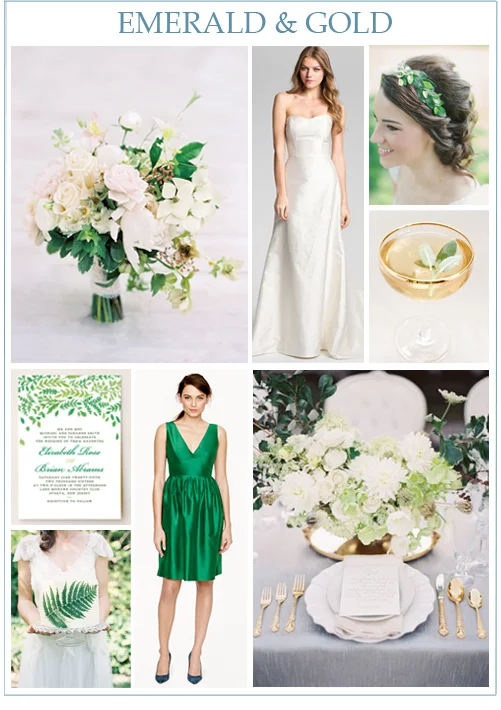 Emerald & Gold Wedding Inspiration — LINDSEY BRUNK | Event Planning ...