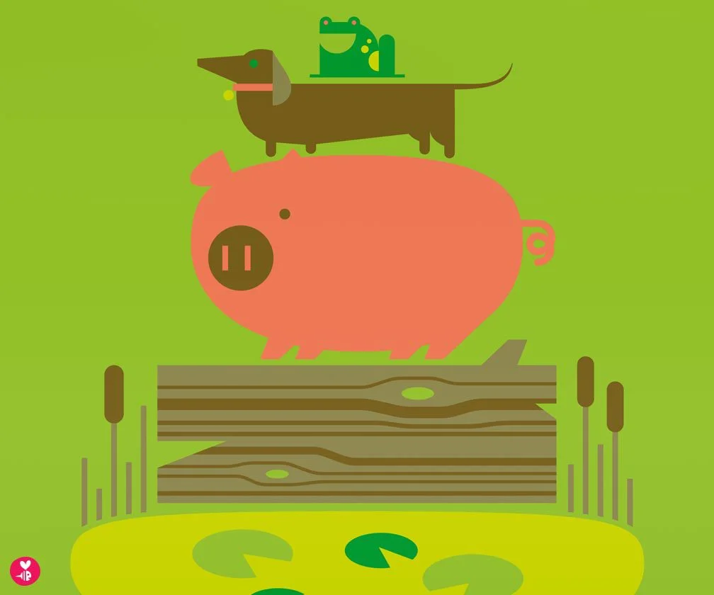 frog dog hog log bog limited edition print — beethings frog dog hog log bog limited edition print — beethings