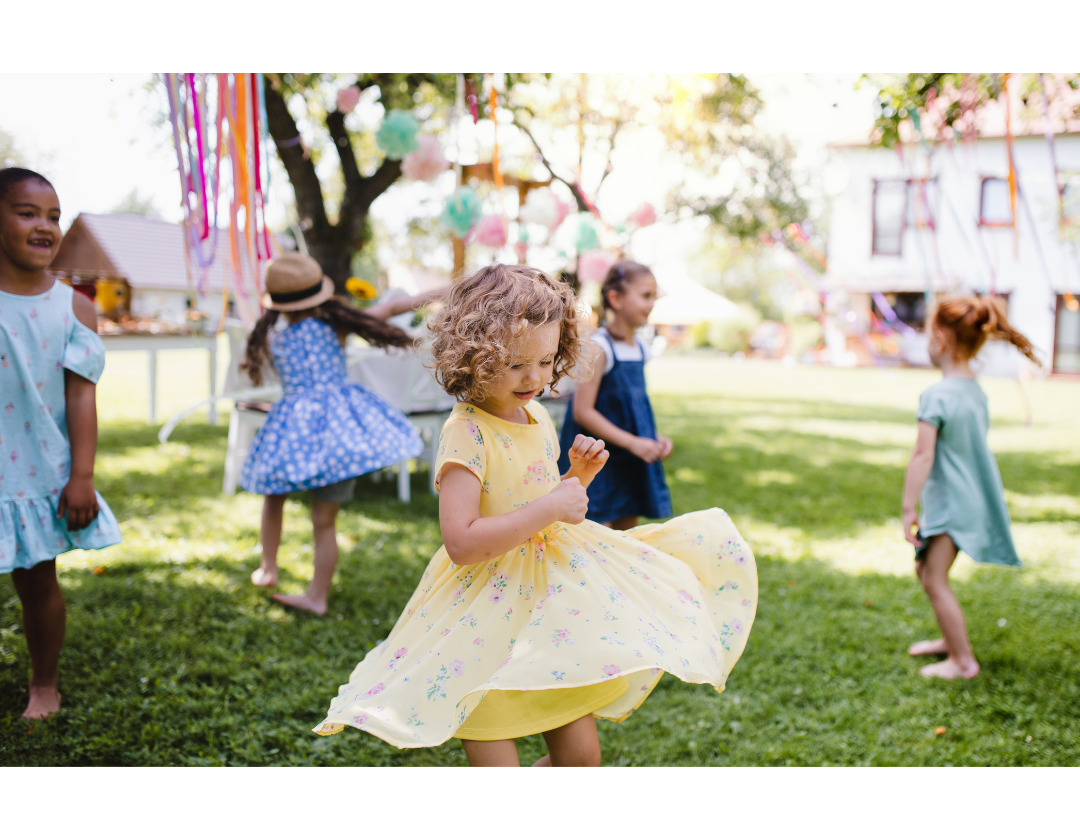 Child Dancing Outside