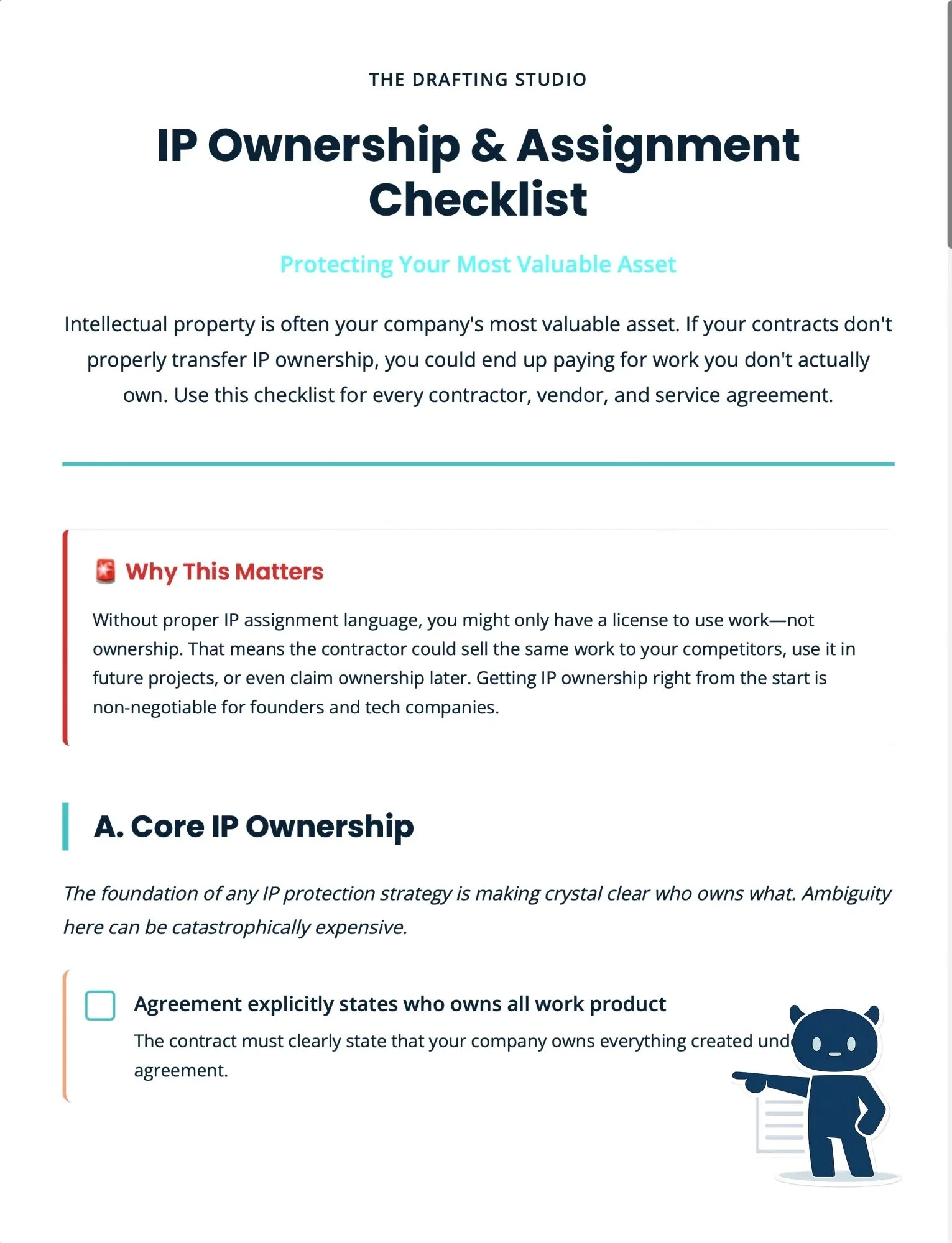 IP Ownership Checklist | Secure Your IP Assets – Download Guide — The ...