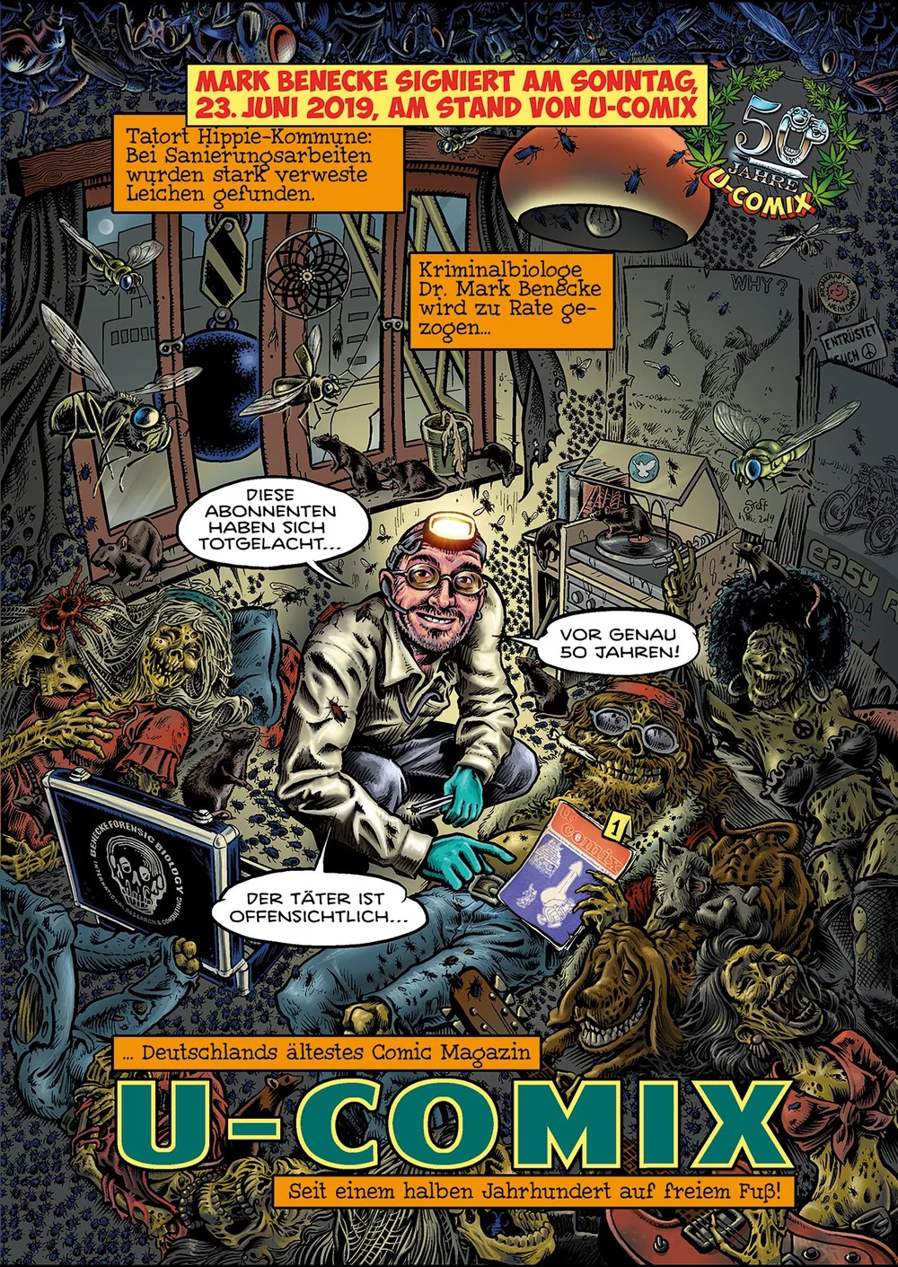 Comic Festival München: U-Comix Reloaded (2025) — Dr. Mark Benecke
