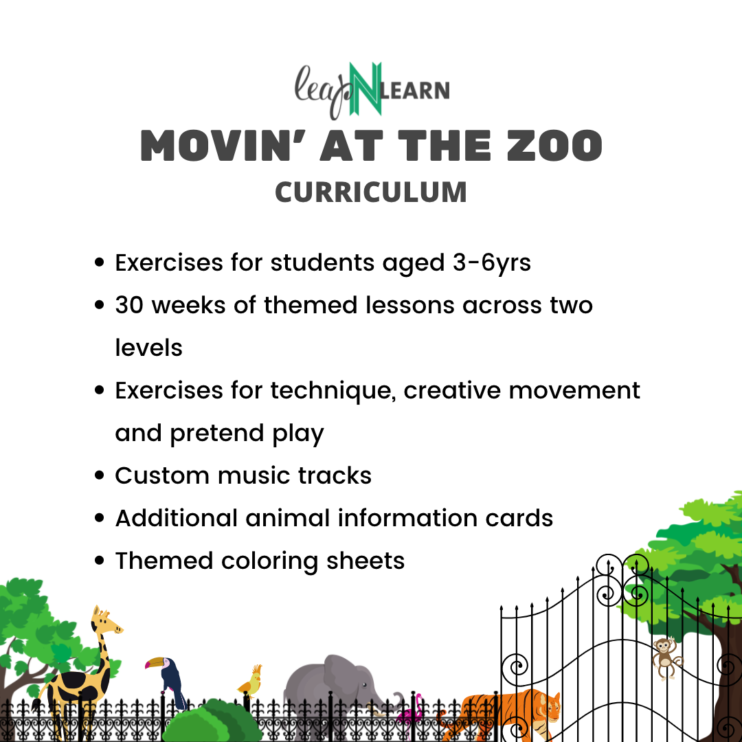 Movin' At The Zoo Curriculum — Leap 'N Learn