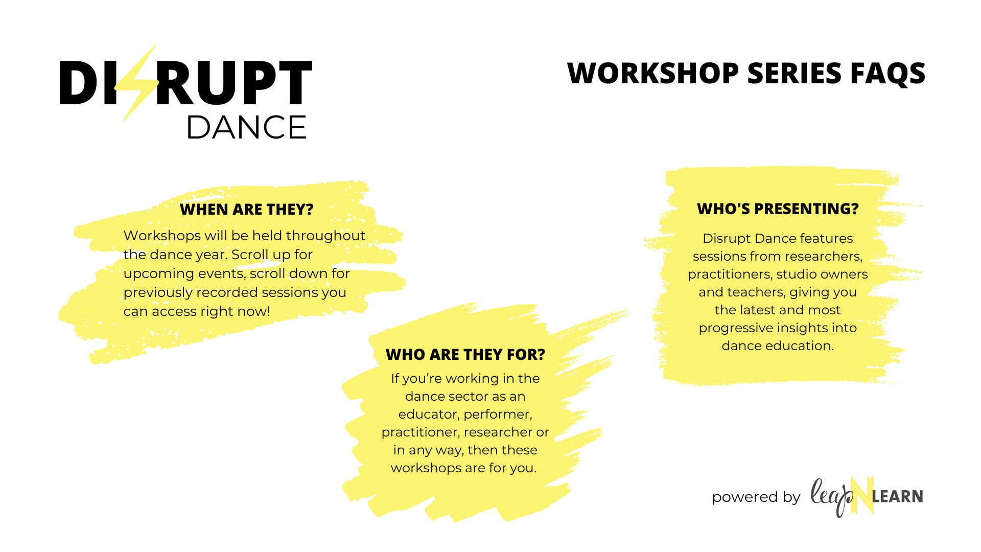 Disrupt Dance — Leap 'N Learn