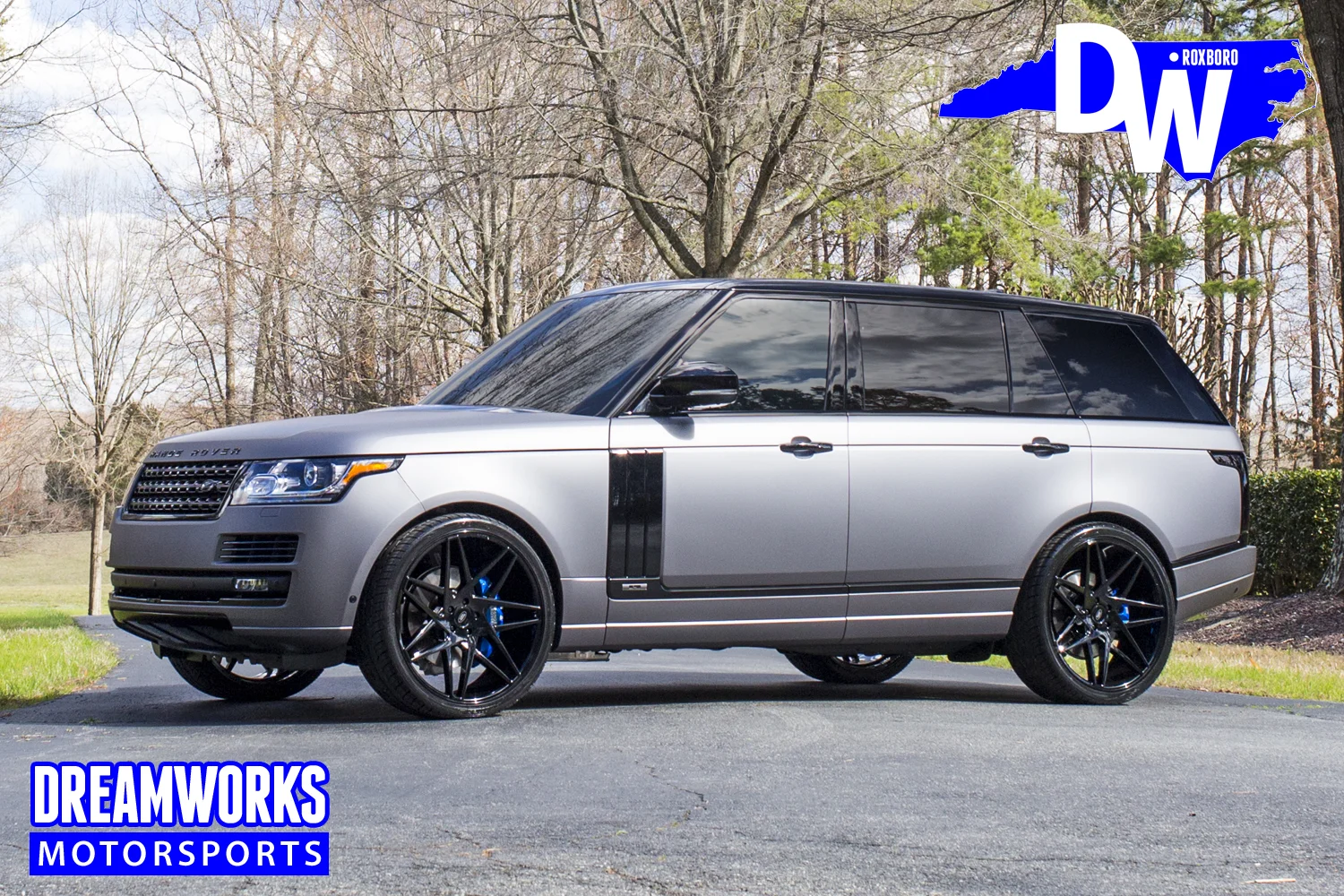 Range Rover matte grey 2017 — Dreamworks Motorsports