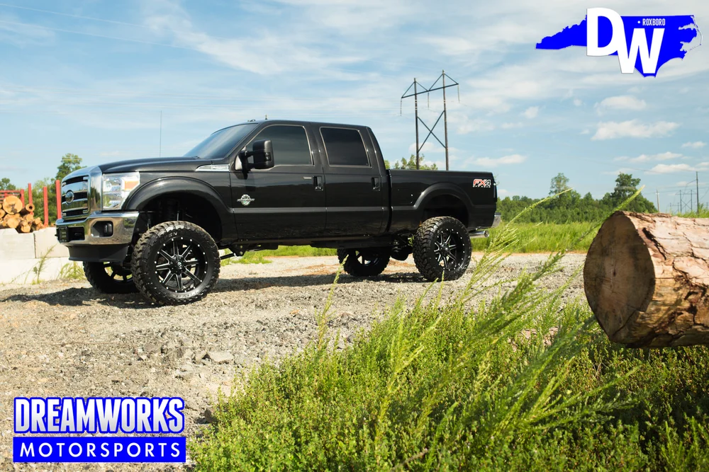Black F250 Lifted
