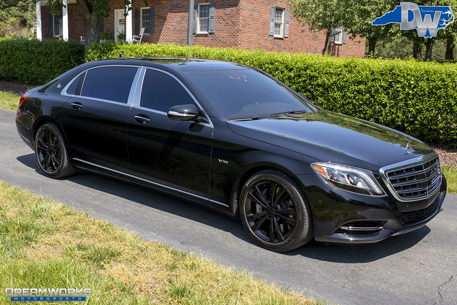 Black Maybach S600 — Dreamworks Motorsports