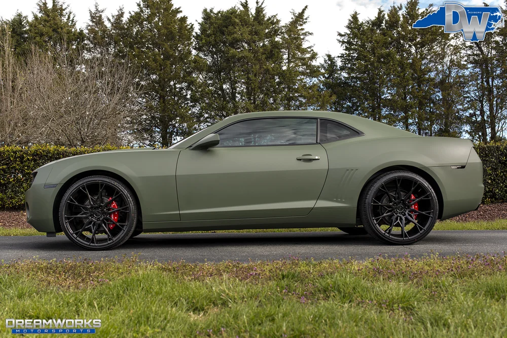 Green Chevy Camaro