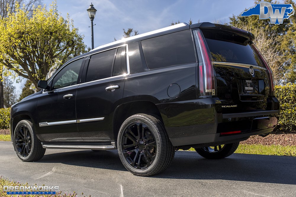 Blacked Out Escalade 1 — Dreamworks Motorsports