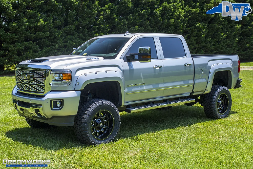 Silver GMC Denali HD Truck — Dreamworks Motorsports