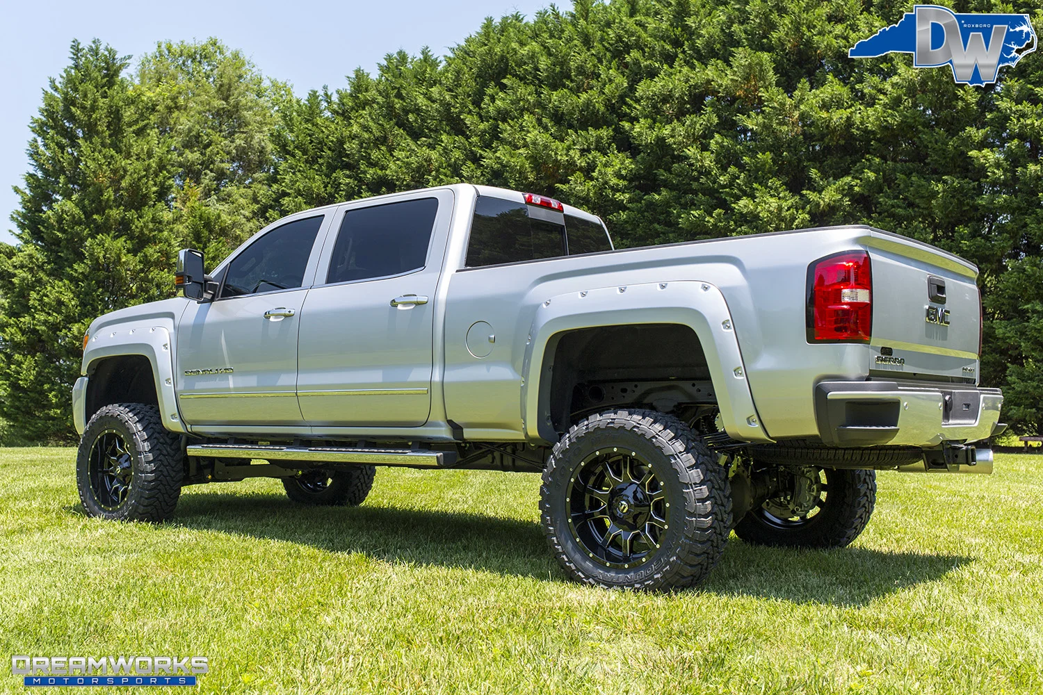 Silver GMC Denali HD Truck — Dreamworks Motorsports