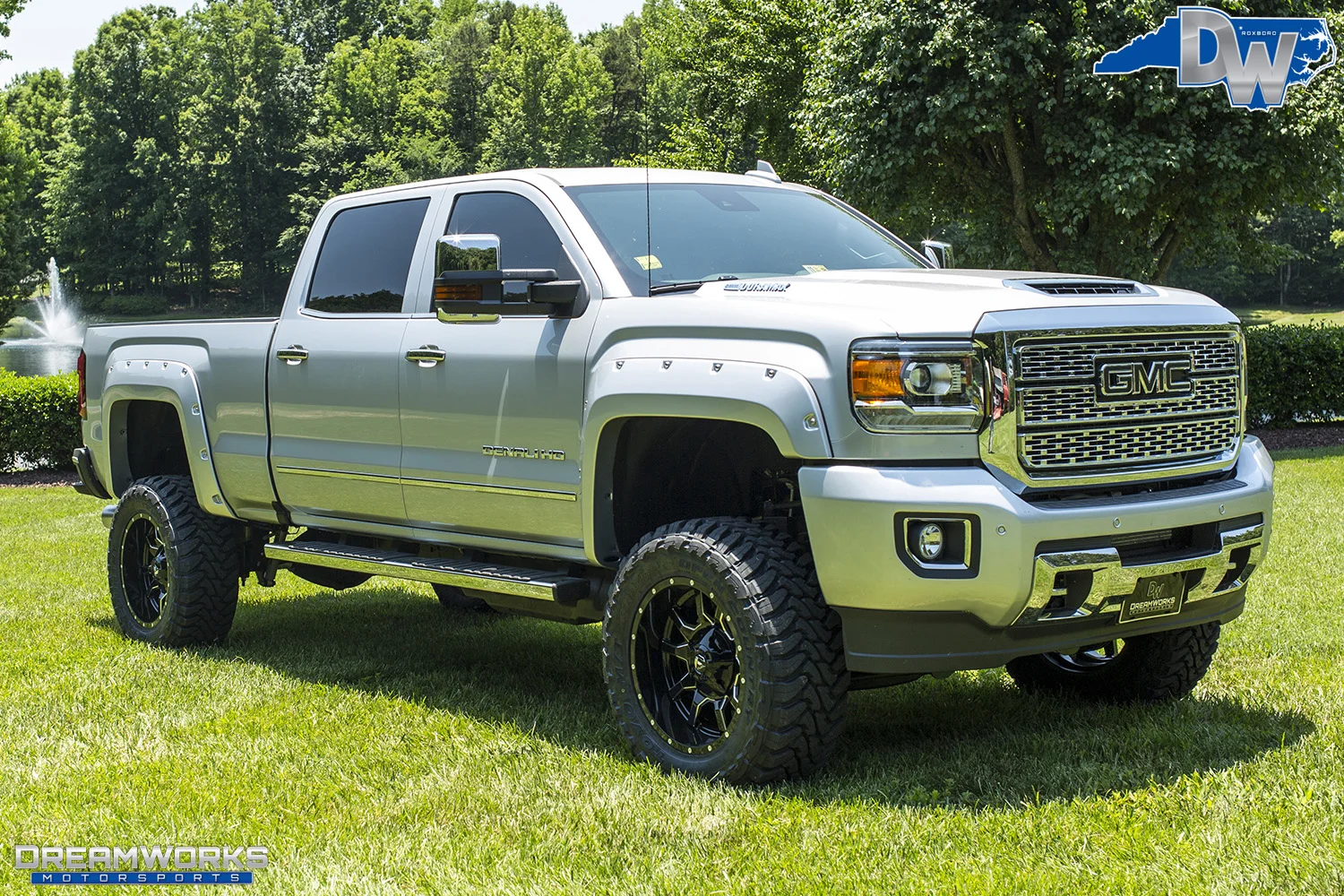 Silver GMC Denali HD Truck — Dreamworks Motorsports