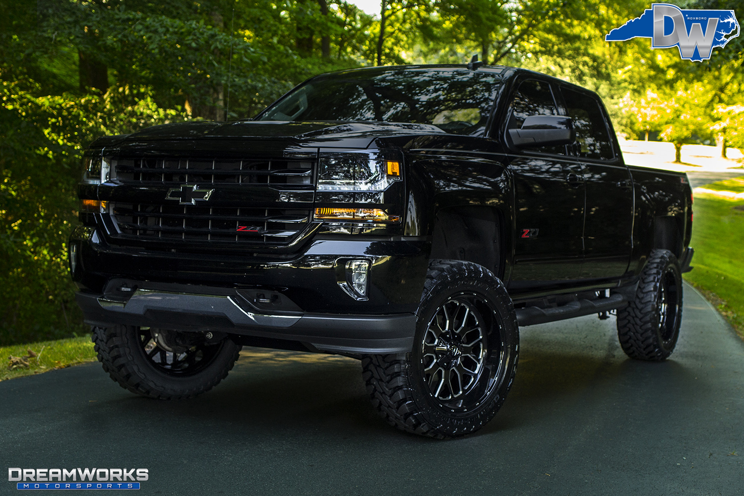 Black Chevy Silverado Z71 — Dreamworks Motorsports