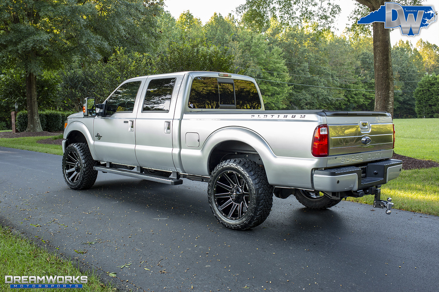 Silver Ford F-250 Lariat Superduty — Dreamworks Motorsports