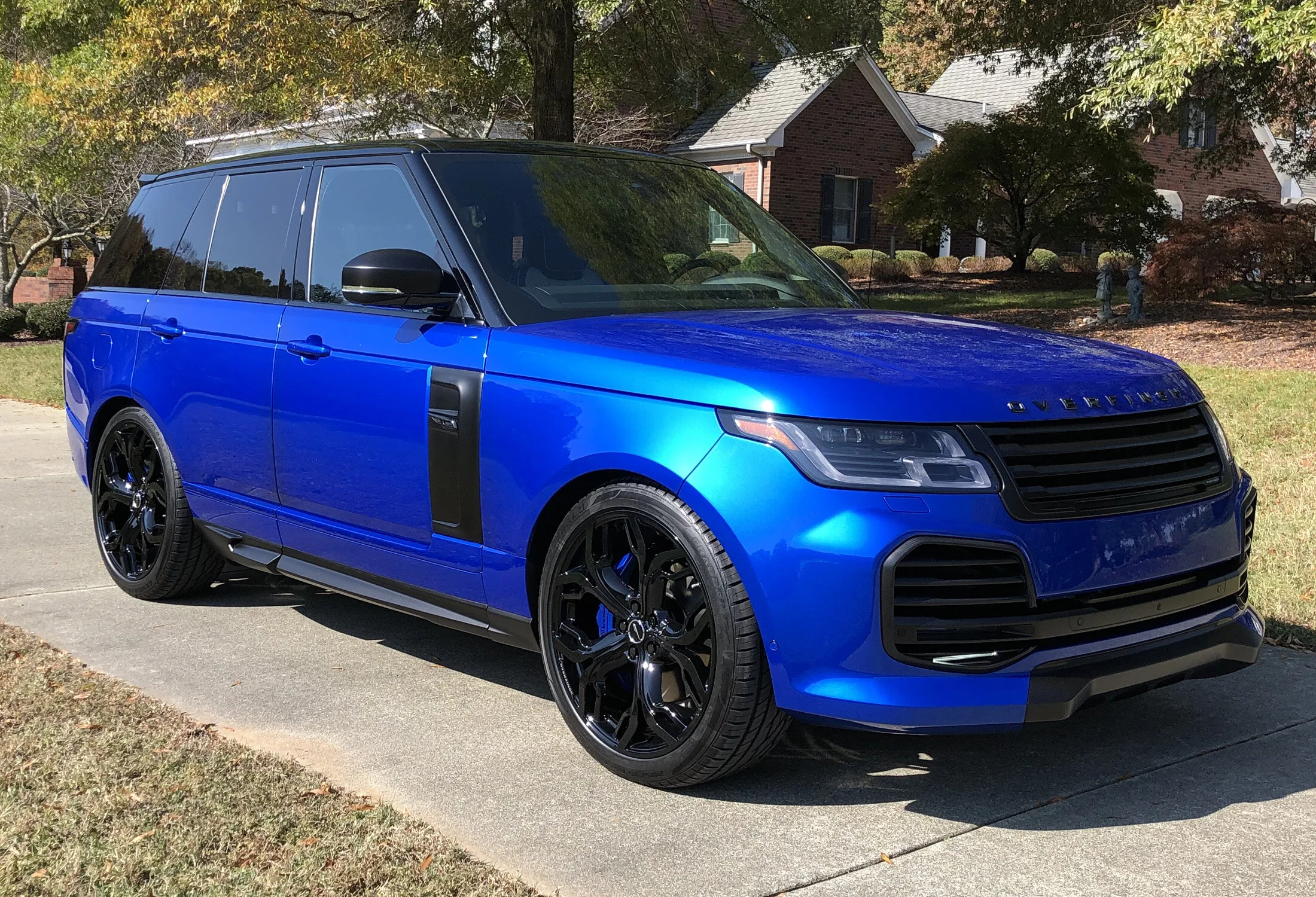 Blue Overfinch Range Rover — Dreamworks Motorsports