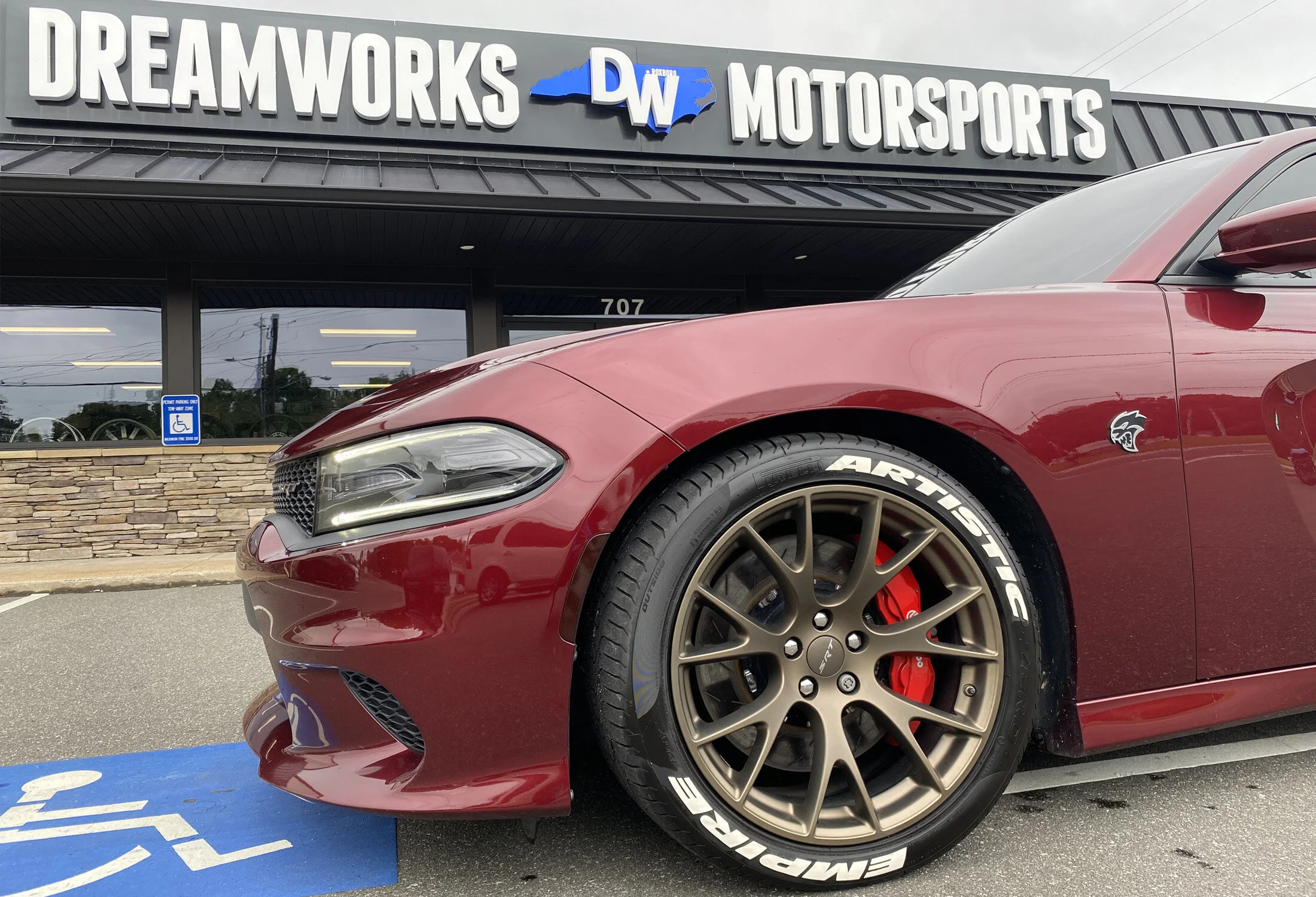 Dodge Charger Hellcat Burgundy — Dreamworks Motorsports