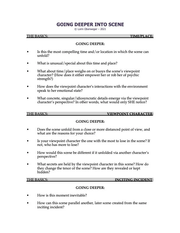 Deep Scene Webinar Handouts — Free Expressions Seminars and Literary ...