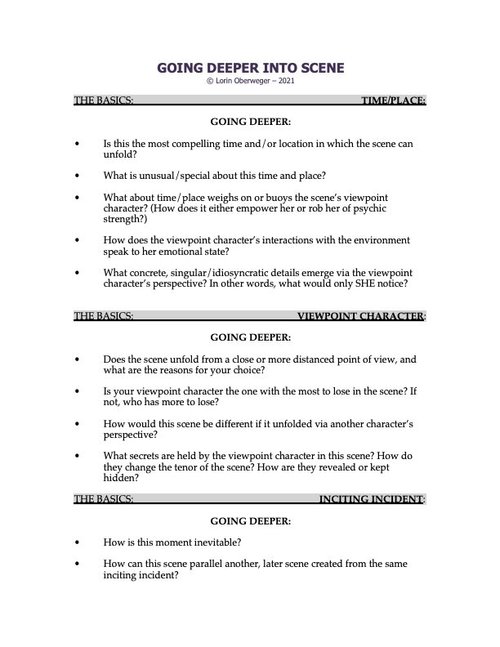 Deep Scene Webinar Handouts — Free Expressions Seminars and Literary ...
