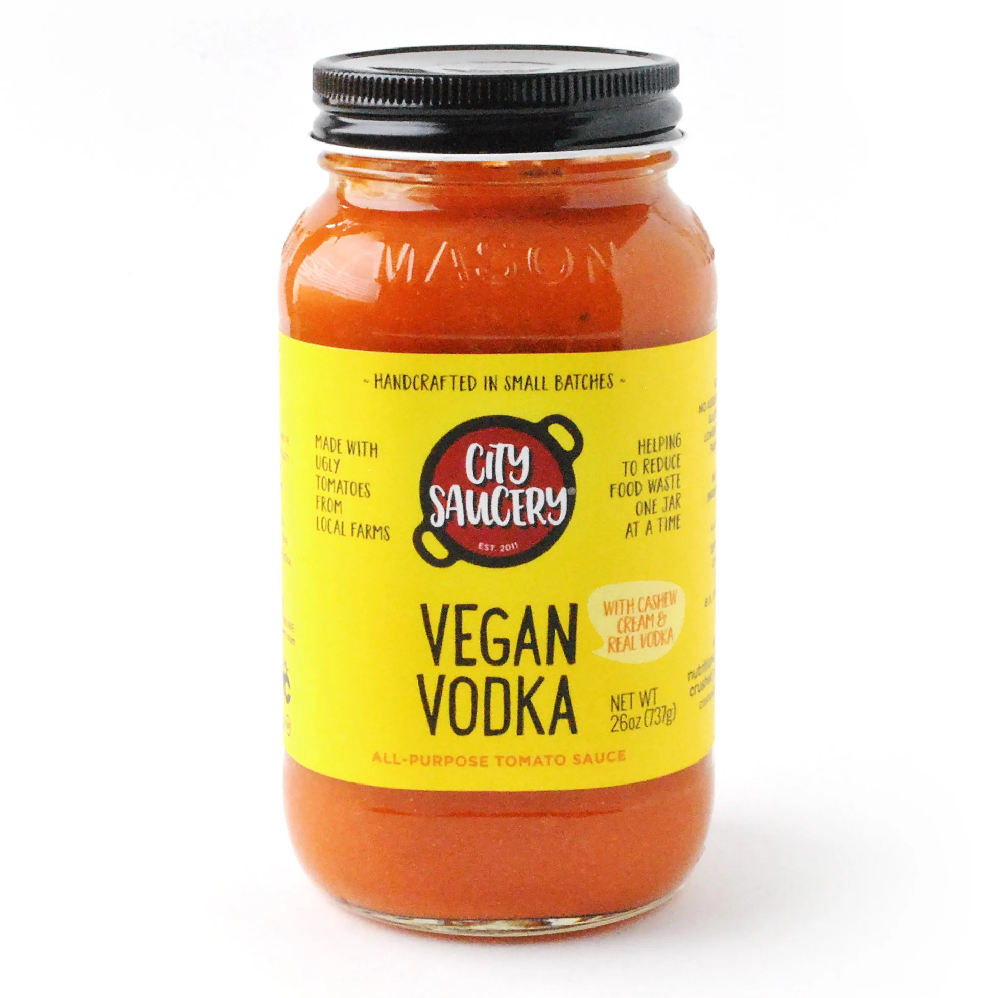 Paccheri alla Vegan Vodka — City Saucery