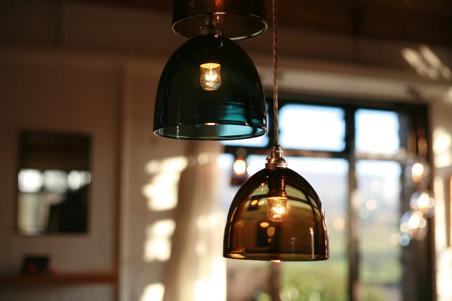 Hand Made Glass Lighting | Unique Pendants & Lights | Clear & Coloured ...