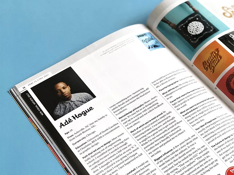 PRINT Magazine — Adé Hogue