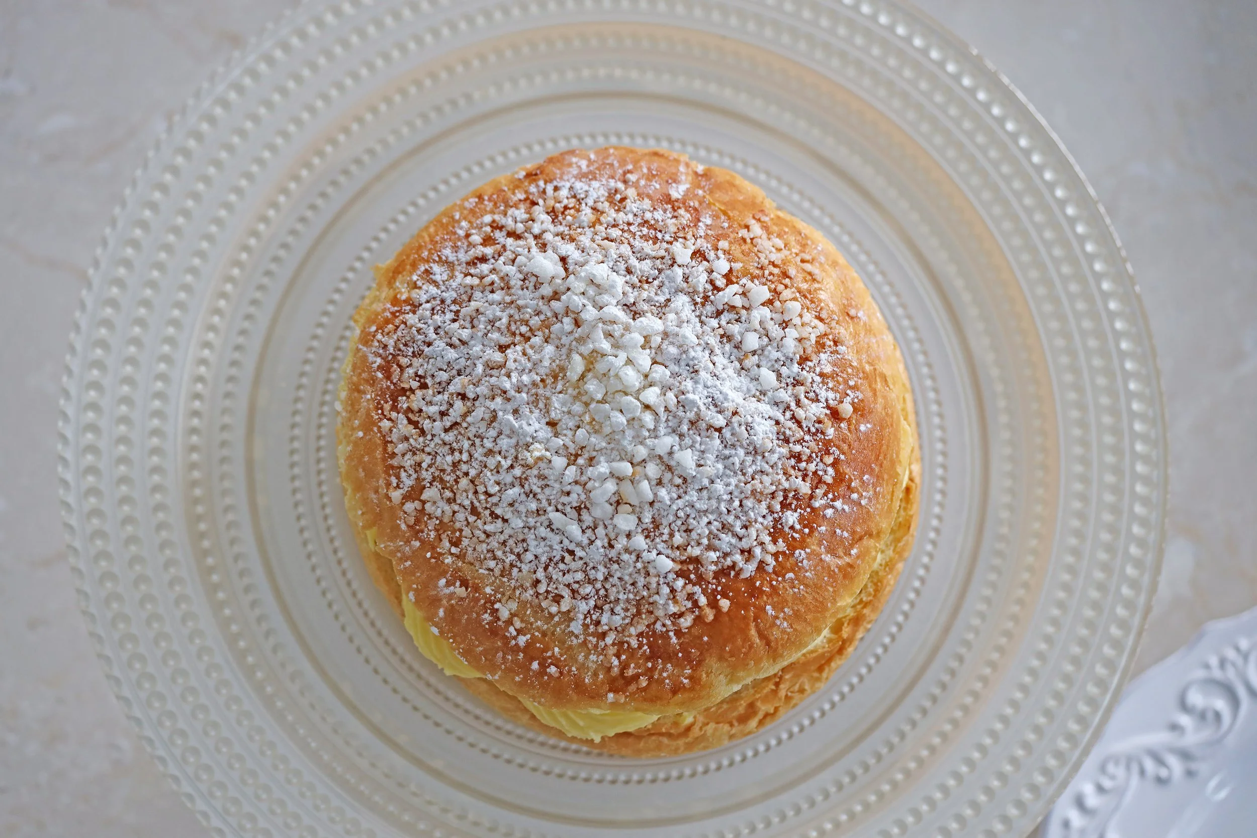 Tarte Tropezienne 7 inches, 6-7 servings (Pick Up, Hand Delivery ...