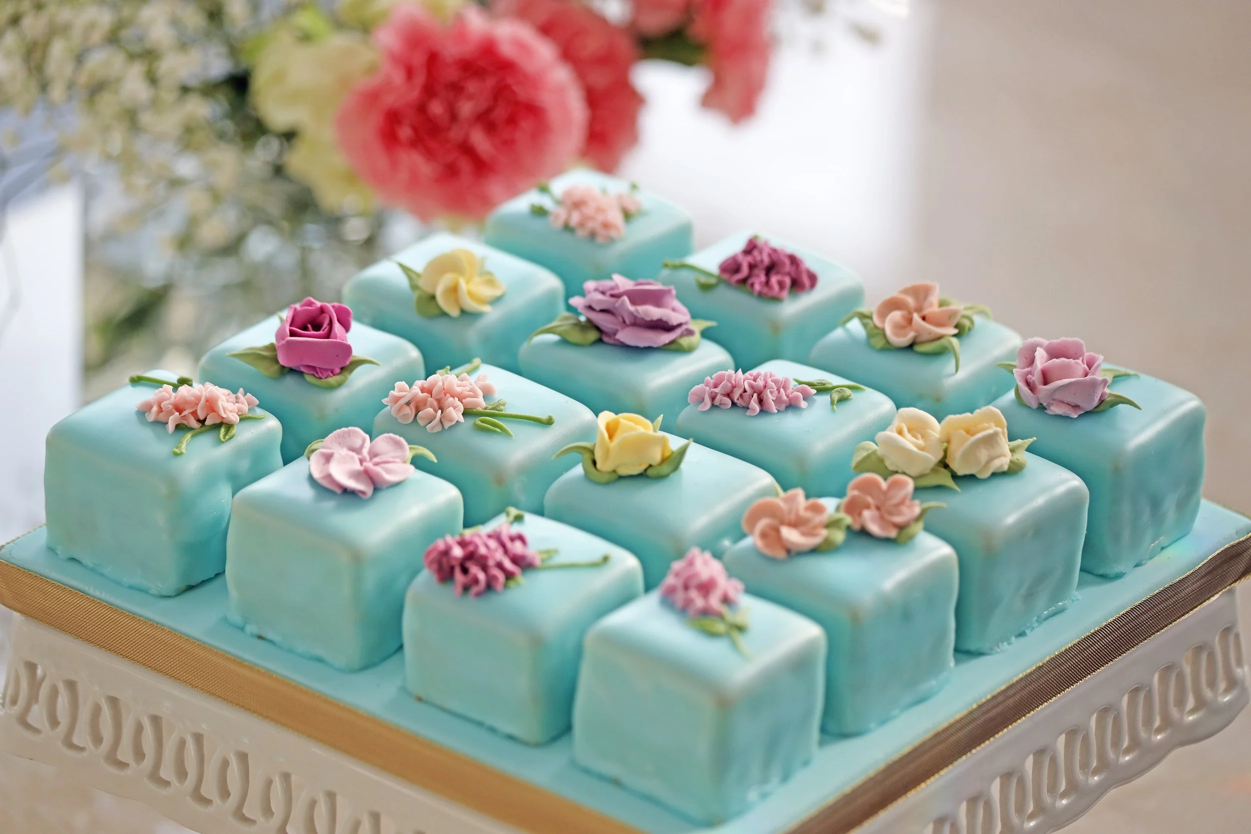 Celebration Petit Cake Platter - 16 cakes (Pickup and Hand Delivery ...