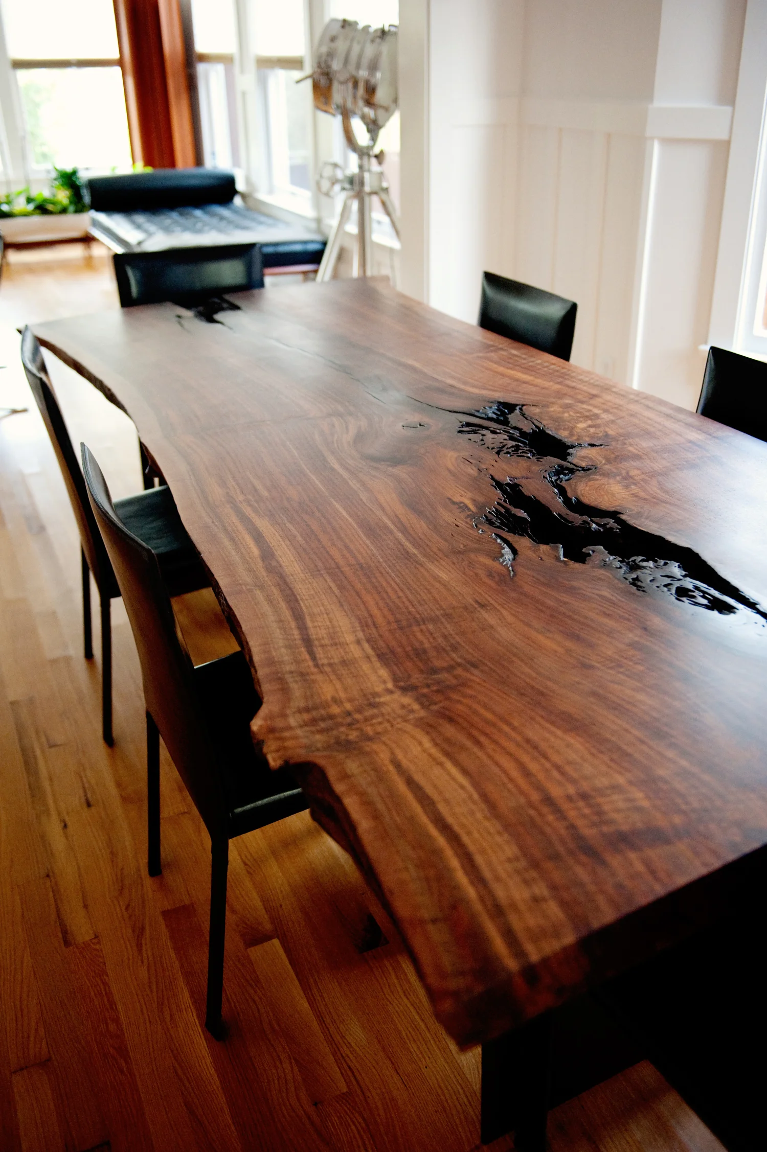 Live Edge Shear Dining Table — Taylor Donsker Design