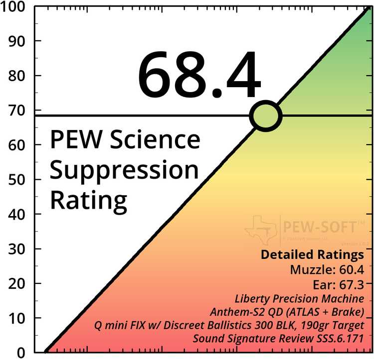 Liberty Precision Machine Anthem-S2 QD 300 BLK Suppressor Test — PEW ...