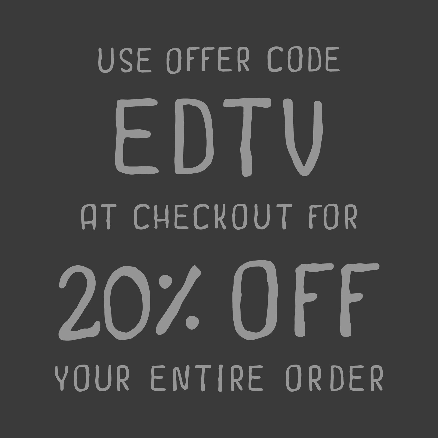 Exploded Drawing Television Merch! — Glory Gold & Glitter