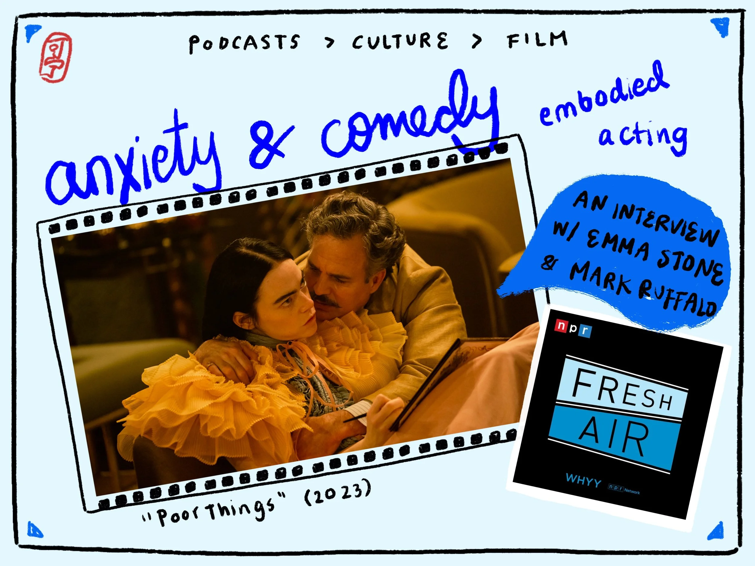 anxiety & comedy: emma stone and mark ruffalo - fresh air podcast ...