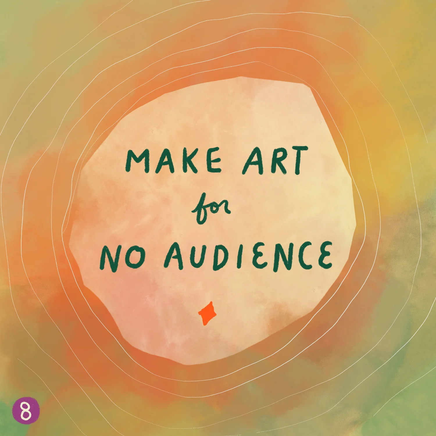 make art for no audience — kening zhu
