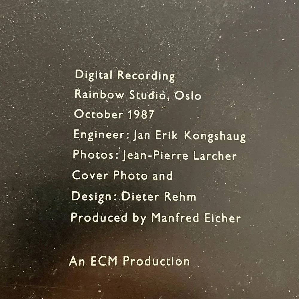 ECM Weekends • No. 79: Tamia / Pierre Favre "De la nuit... le jour ...