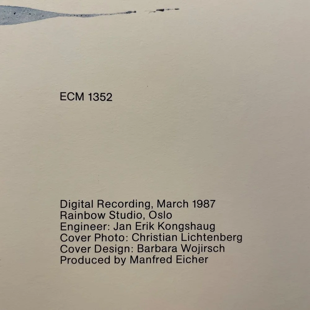 ECM Weekends • No. 91: Gary Peacock "Guamba" — Snows Ov Gethen • Hermetic Journals