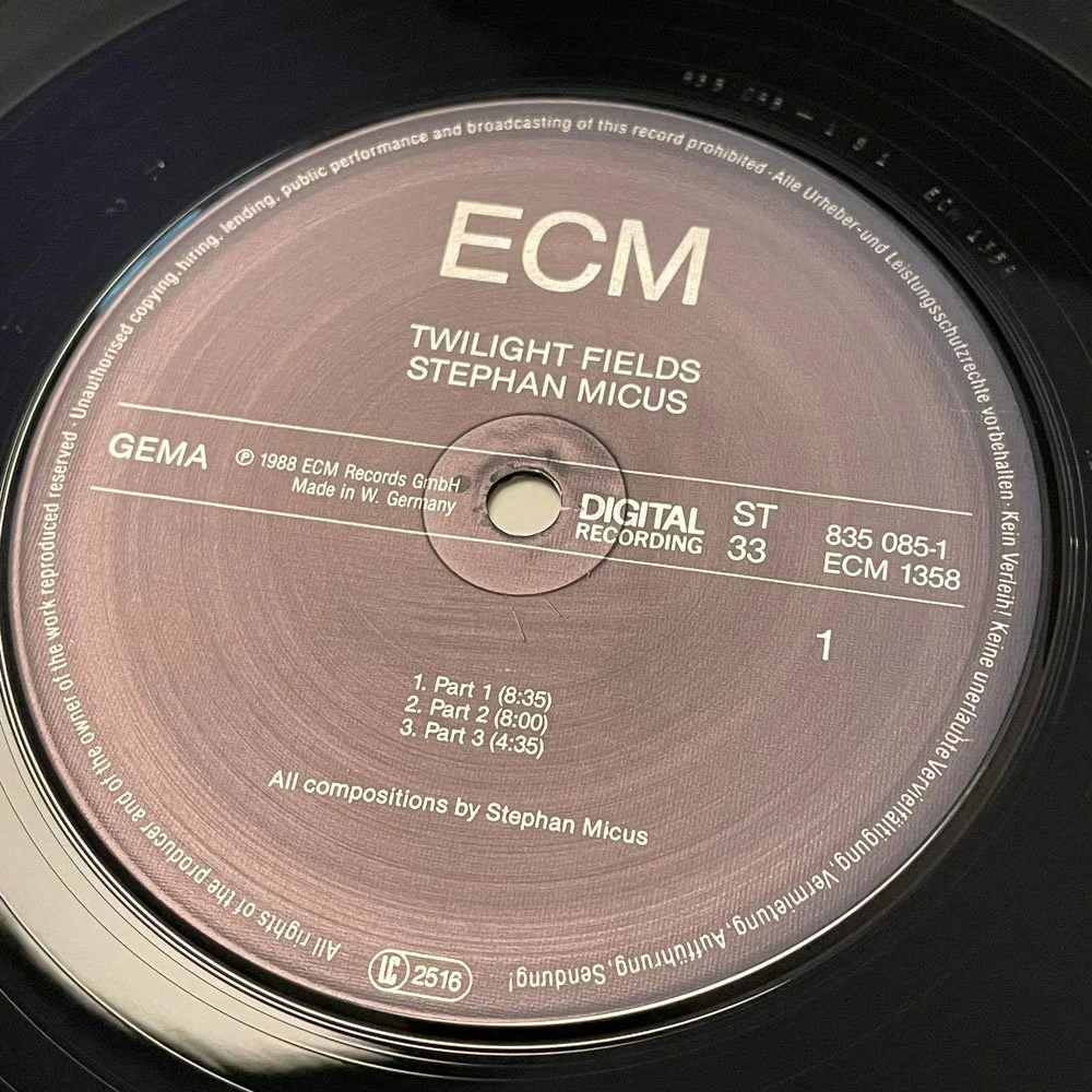 ECM Weekends • No. 117: Stephan Micus "Twilight Fields" — Snows Ov ...