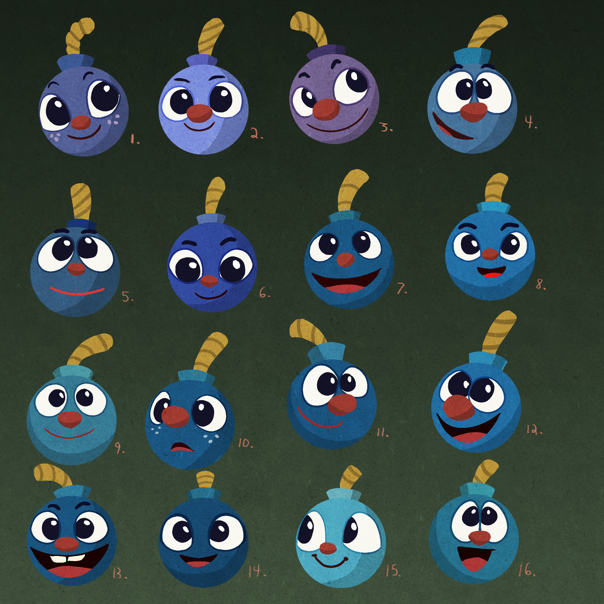 Bomb Dodge — Artwork Evolution