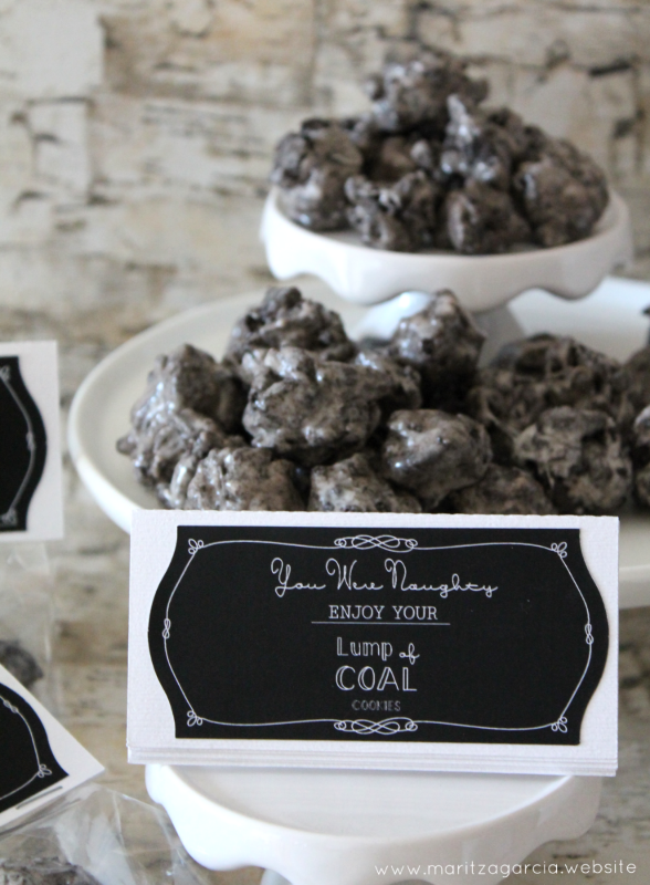 Lump of Coal Cookies — Maritza Garcia | knot just paper