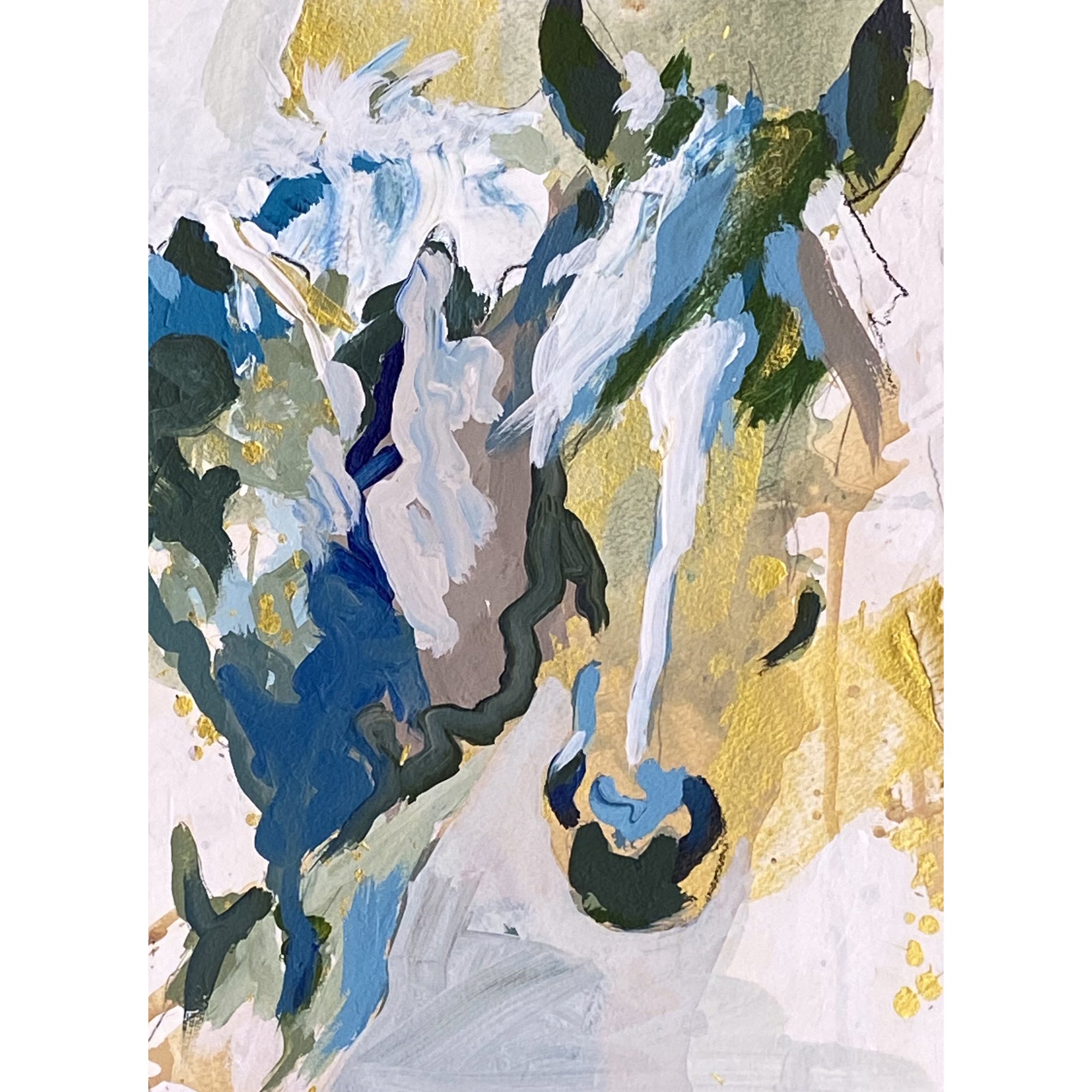 Work on Paper — melissa mason | Modern Equine Paintings