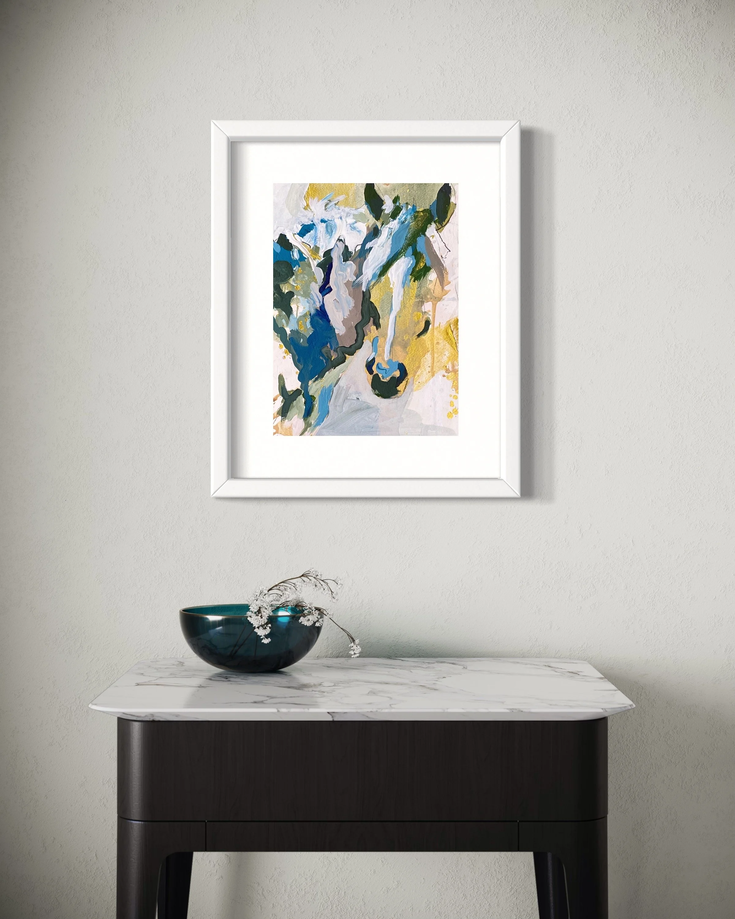 Work on Paper — melissa mason | Modern Equine Paintings